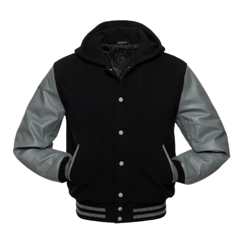 Hooded Varsity Jackets | Wool & Leather Styles for All
